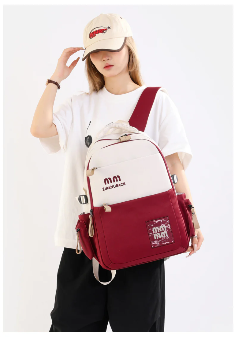 Cute Large School Backpack (Red) S4 – Zagroo